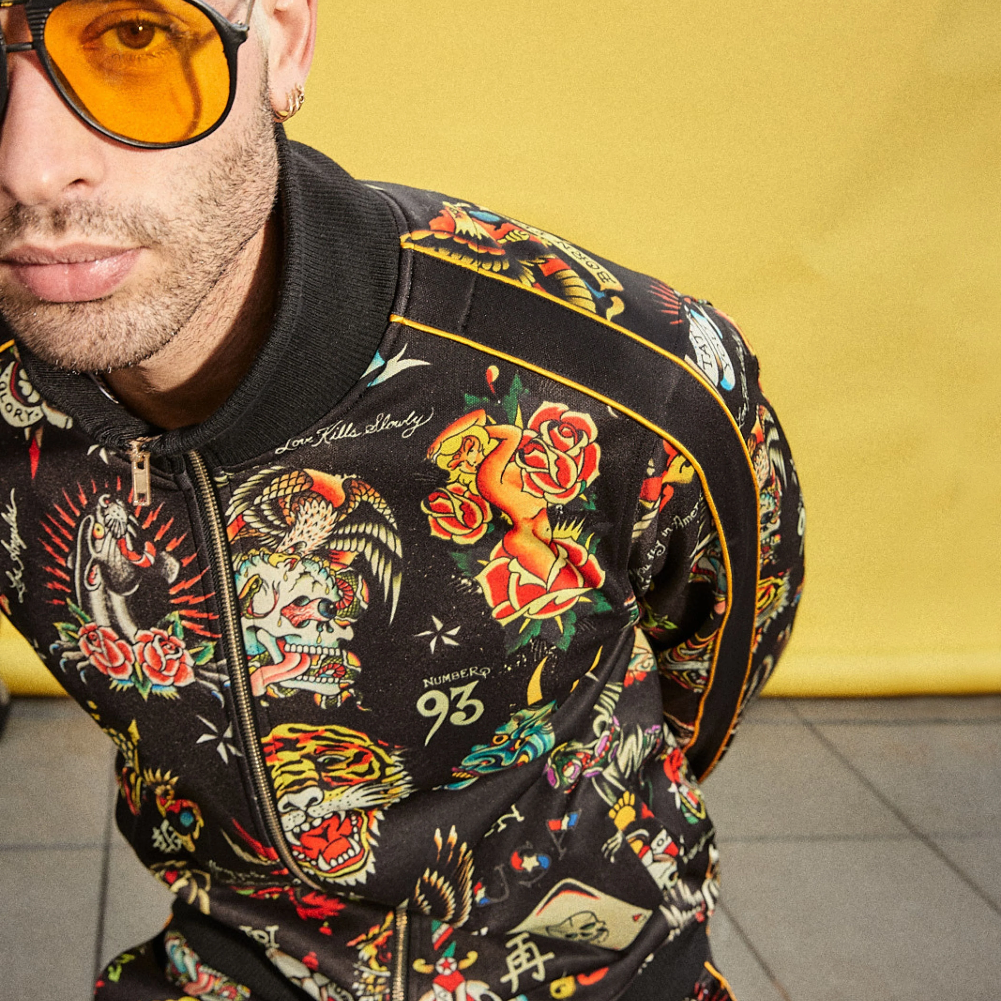 Flashboard Track Jacket - Ed Hardy
